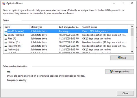 Topic SSDs Defragment And Optimize Drive App The Task Scheduler App AskWoody