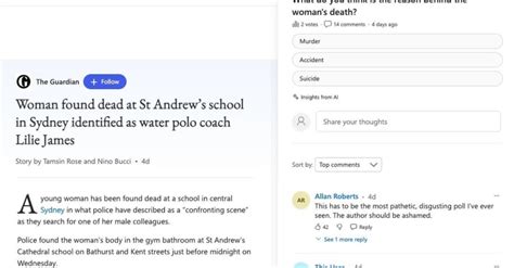 Incident 612 Microsoft Ai Poll Allegedly Causes Reputational Harm Of