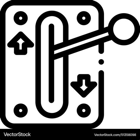 Arrows Icon Thin Linear Style Design Isolated Vector Image