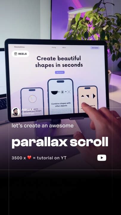 adrian kuleszo on linkedin parallax scroll effect teaser👇 i ll record
