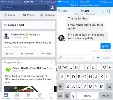 Facebook Is Forcing All Users To Download Messenger By Ripping Chat Out