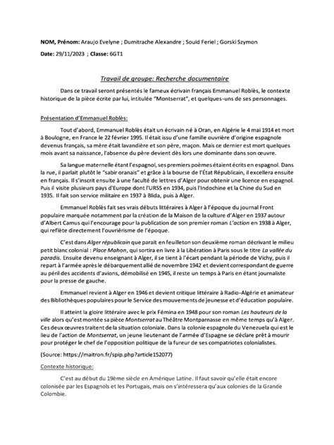 Travail En Groupe Pdf