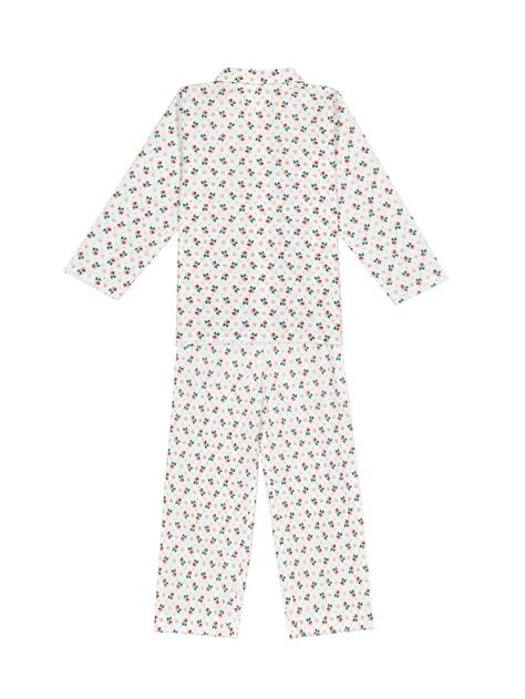 Pyjama Golden Flowers Lucas Du Tertre Ensemble Pyjama Cols De