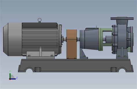 Ihf型氟塑料合金离心泵 Ihf65 50 160 Solidworks 2018模型图纸下载 懒石网