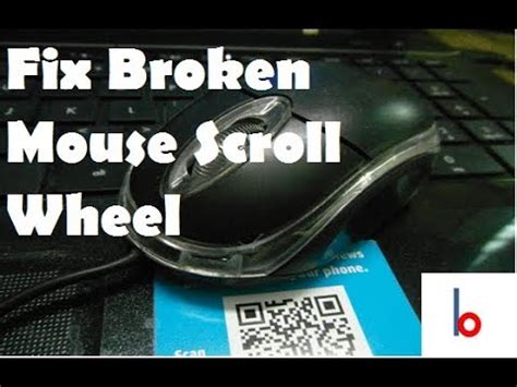 How to fix a broken mouse scroll wheel - Binary - YouTube