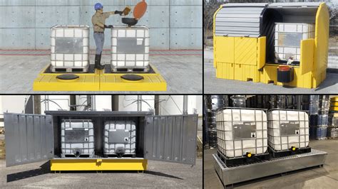 Secondary Containment For IBC Totes SpillContainment Com