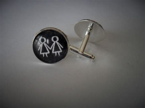 Same Sex Cufflinks Gay Wedding Cuff Links Couple Cufflinks Etsy