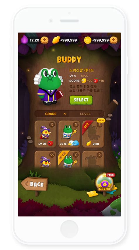 Line Bubble2 Secret Mode Game UI Design On Behance