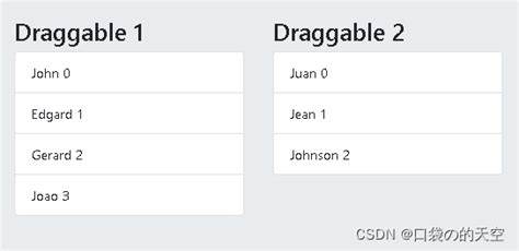 Vuedraggable的使用vue Draggable Csdn博客