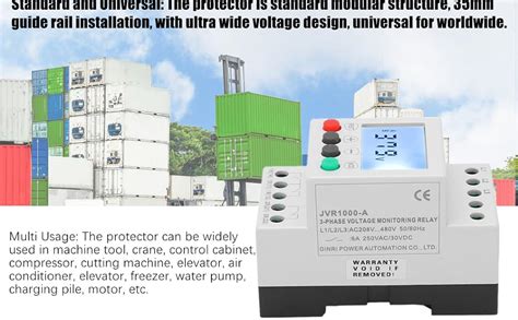 Protector De Secuencia De Fase De Voltaje Ac208 480v Relé De Monitor De