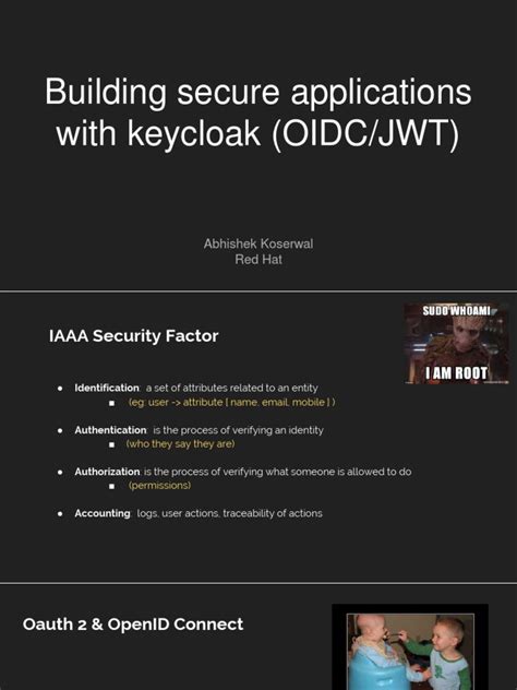 building secure applications with keycloak oidc jwt abhishek koserwal red hat pdf