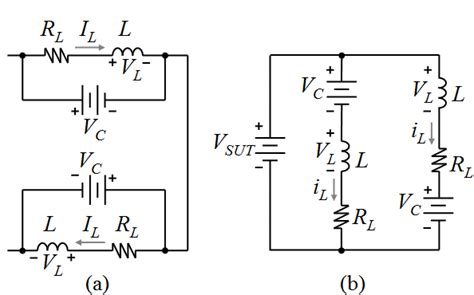 A Shows The Equivalent Circuit When The Switch S Is Closed And The Download Scientific Diagram