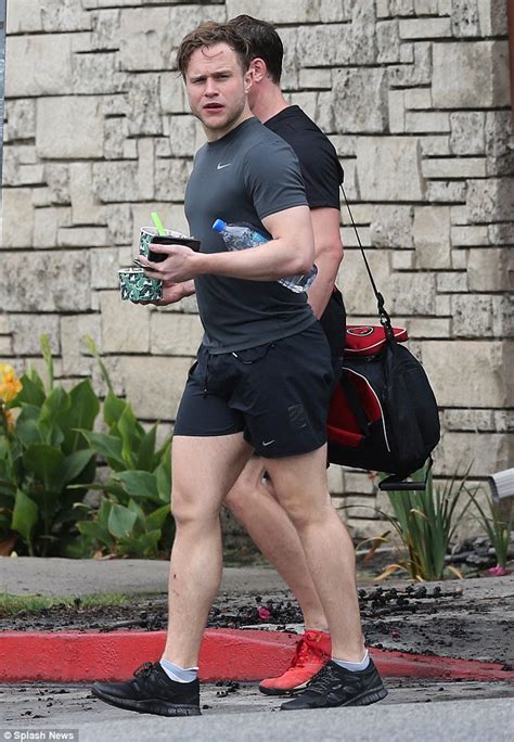Olly Murs Shows Off His Muscular Frame After Working Up A Sweat With