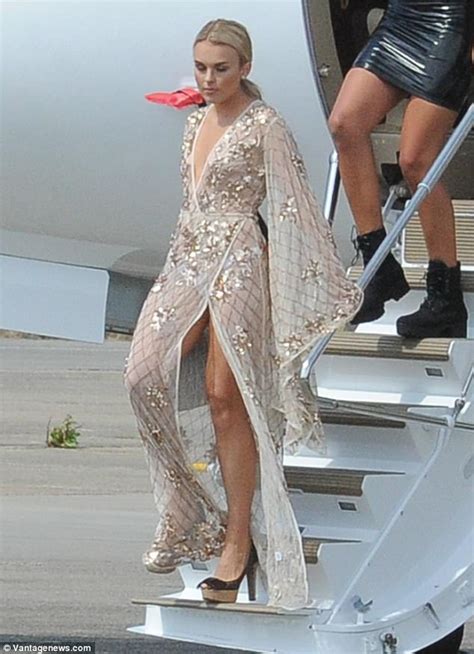 Tallia Storm Goes For Glamour As She Films New Music Video Daily Mail