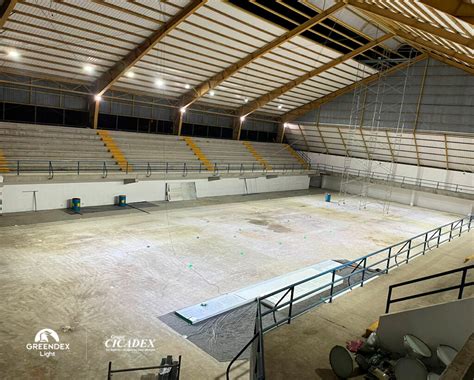 Iluminación en Complejo Deportivo Rogelio CICADEX Greendex