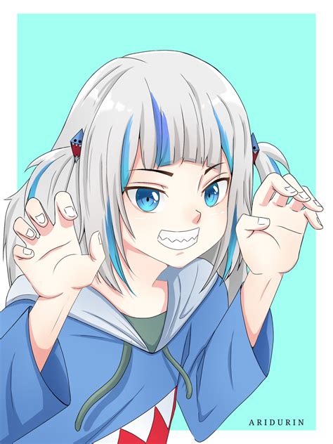 Gawr Gura Fanart By Me Ranimesketch