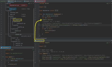 Golang Static 多目录引入 哔哩哔哩