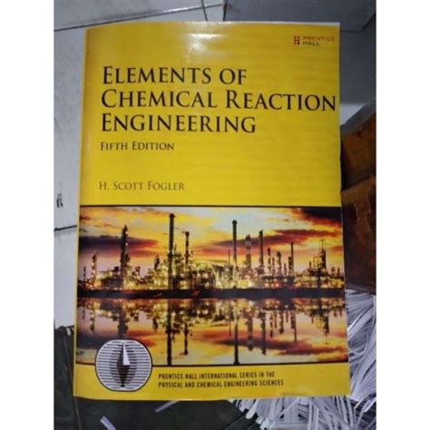 Jual Elements Of Chemical Reaction Engineering Fifth Edition Di Seller