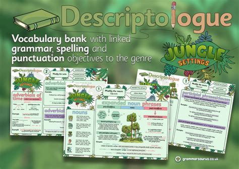 Descriptologue Setting Descriptions Jungle Settings Grammarsaurus