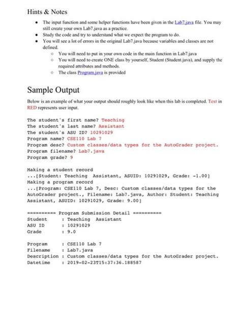 Solved Cse 110 Lab 7 Lab Topics Designing A Class And