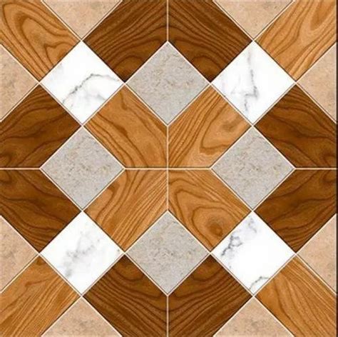 Multicolor 3054 Digital Porcelain Digital Floor Tiles Thickness 5 10