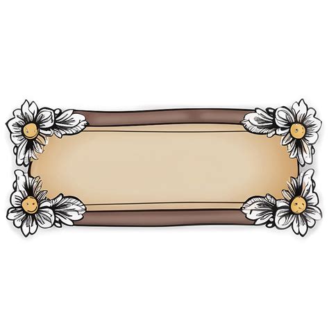 Download Vintage Doodle Border Png 29