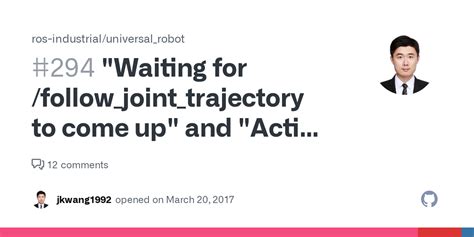 Waiting For Followjointtrajectory To Come Up And Action Client
