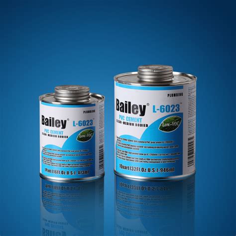 Клей для труб ПВХ Bailey L 6023 118 мл купить на Ozon по низкой цене