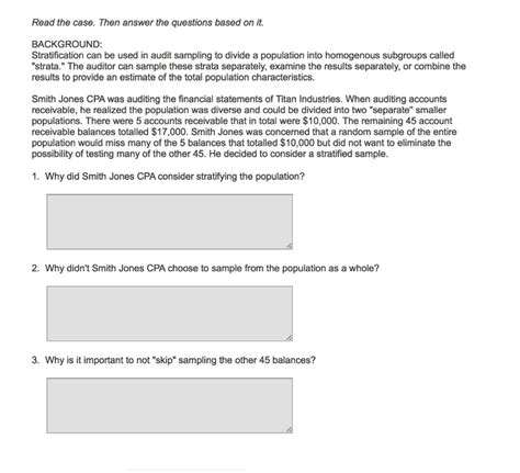 Solved Auditing Proceedures Audit Sampling Please Explain