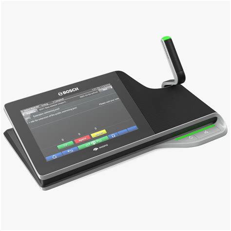 Bosch Dicentis Multimedia Device With Directive Microphone 3d Model 34