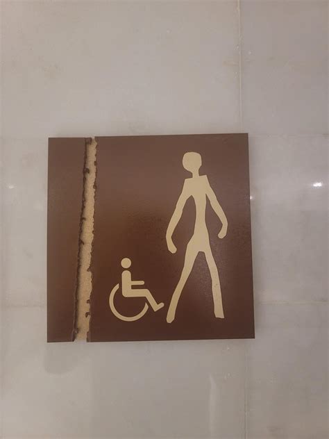 Alien Restroom Sign Rfunnysigns