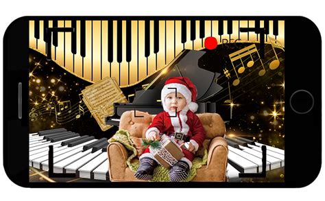 Emdspr Piano Backdrop 7x5ft Piano Keyboard Golden