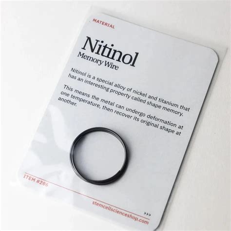 Nitinol Wire Sample Conscious Craft