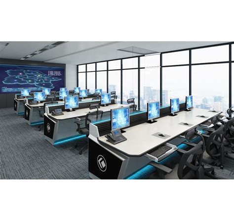 Ergonomic Command And Control Console Furniture 911 Dispatch Command