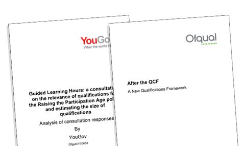 Ofqual Launches Consultation On Life After Qcf