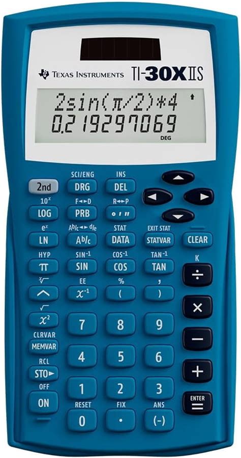 Ti 30xiis Scientific Calculator Black With Blue Accents
