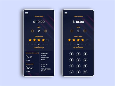 Tip Calculator Calculator App Design By Shoaib Hossain Opu On Dribbble