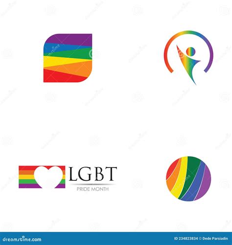 Vector Illustration Of Lgbt Logo Symbol Template Vector Stock Vector Vector Illustration Of Lgbt Logo Symbol Template Vector Stock Vector