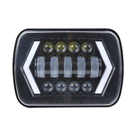 5x7 Inch 55w Square Led Headlight