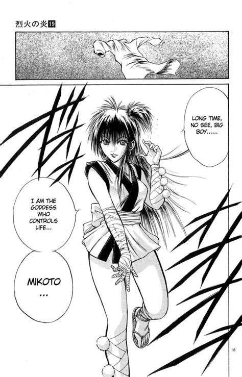 Naruto And Flame Of Recca Characters Mikoto