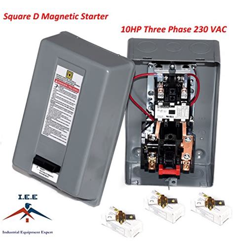 New Square D Magnetic Motor Starter Control 10hp 3ph 230v 30a 8911dpsg33v09