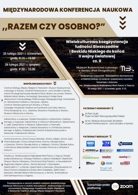 Międzynarodowa Konferencja Naukowa Razem czy osobno wydarzenie online PIK Podkarpacki