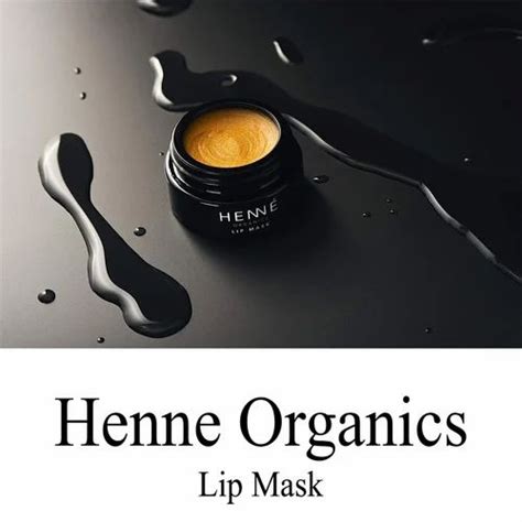Yellow Henne Organics Lip Mask For Ultra Moisturized Supple And Smooth