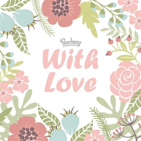 꽃 프레임 배경 Ai Uidownload