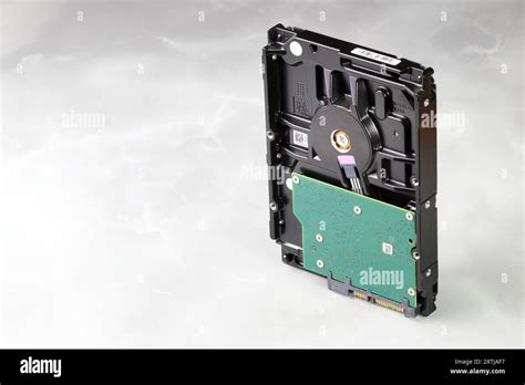 Close Up View Of Back Side Computer Hard Drive 3 5 Isolated On White