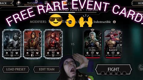 Free Rare Event Equipment Drop Normal Elder Wind Tower Boss Fight 110