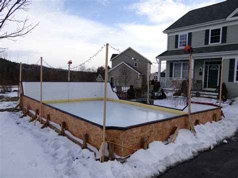 Backyard Ice Rink Design Image To U