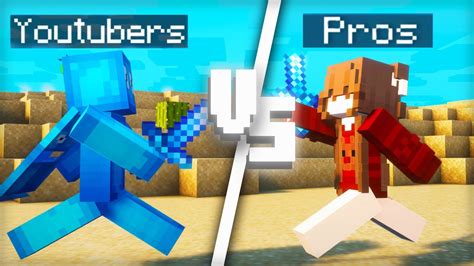 Minecraft Hive YOUTUBERS VS Minecraft Hive PROS YouTube