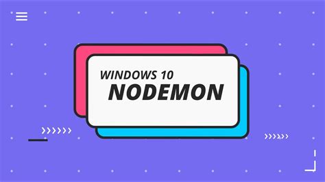 Instalación de Nodemon en Windows JL YouTube
