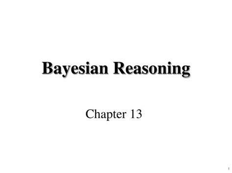 PPT Bayesian Reasoning PowerPoint Presentation Free Download ID 1801077